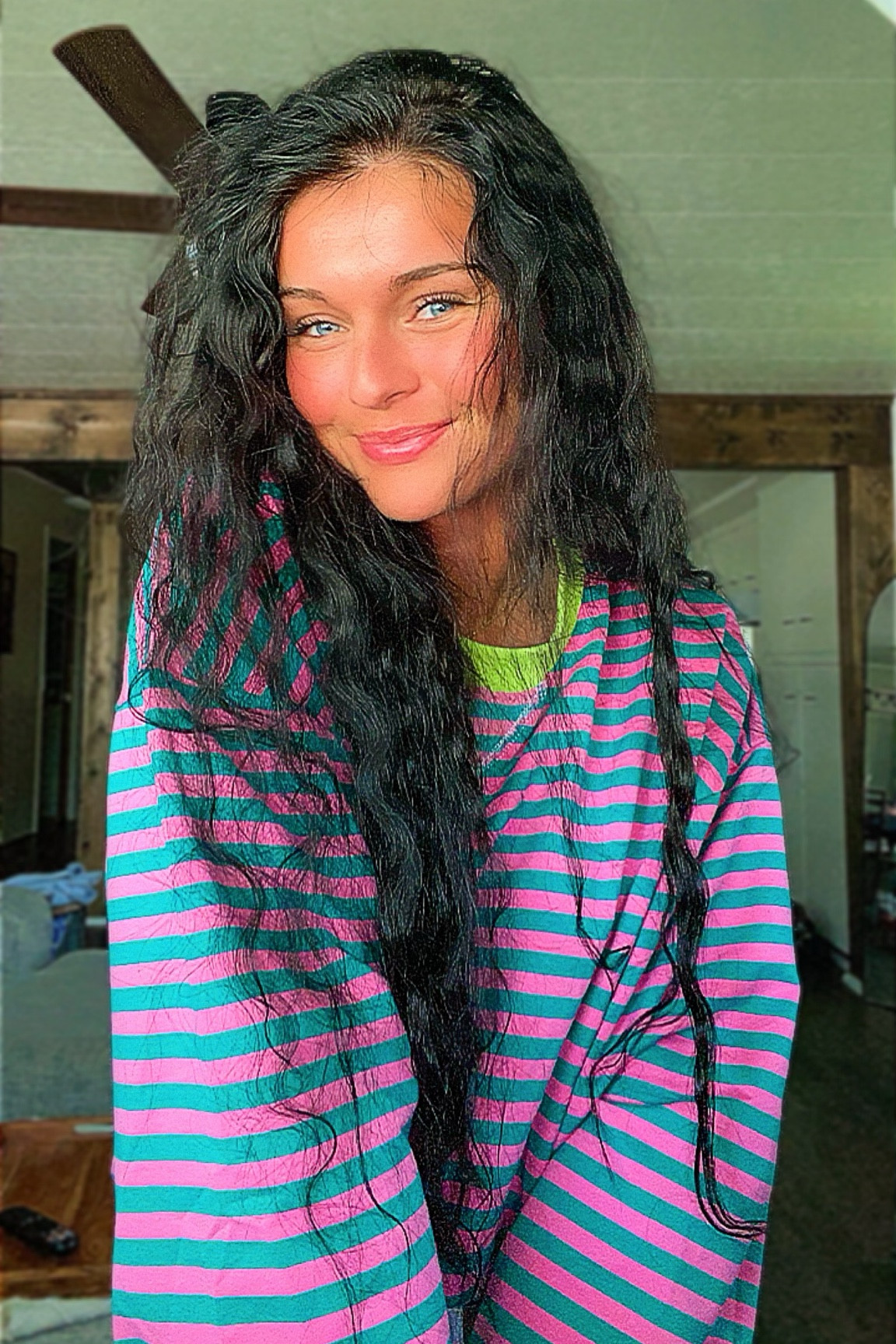 Classic Striped Oversized Crewneck curated on LTK