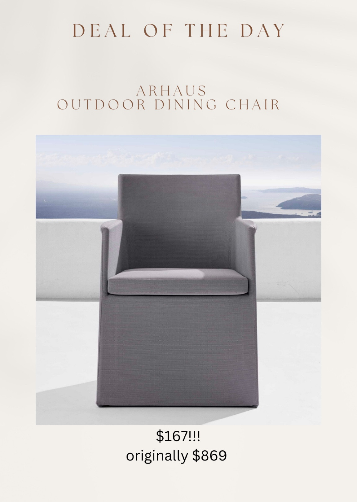 Zuma Outdoor Dining Arm Chair curated on LTK