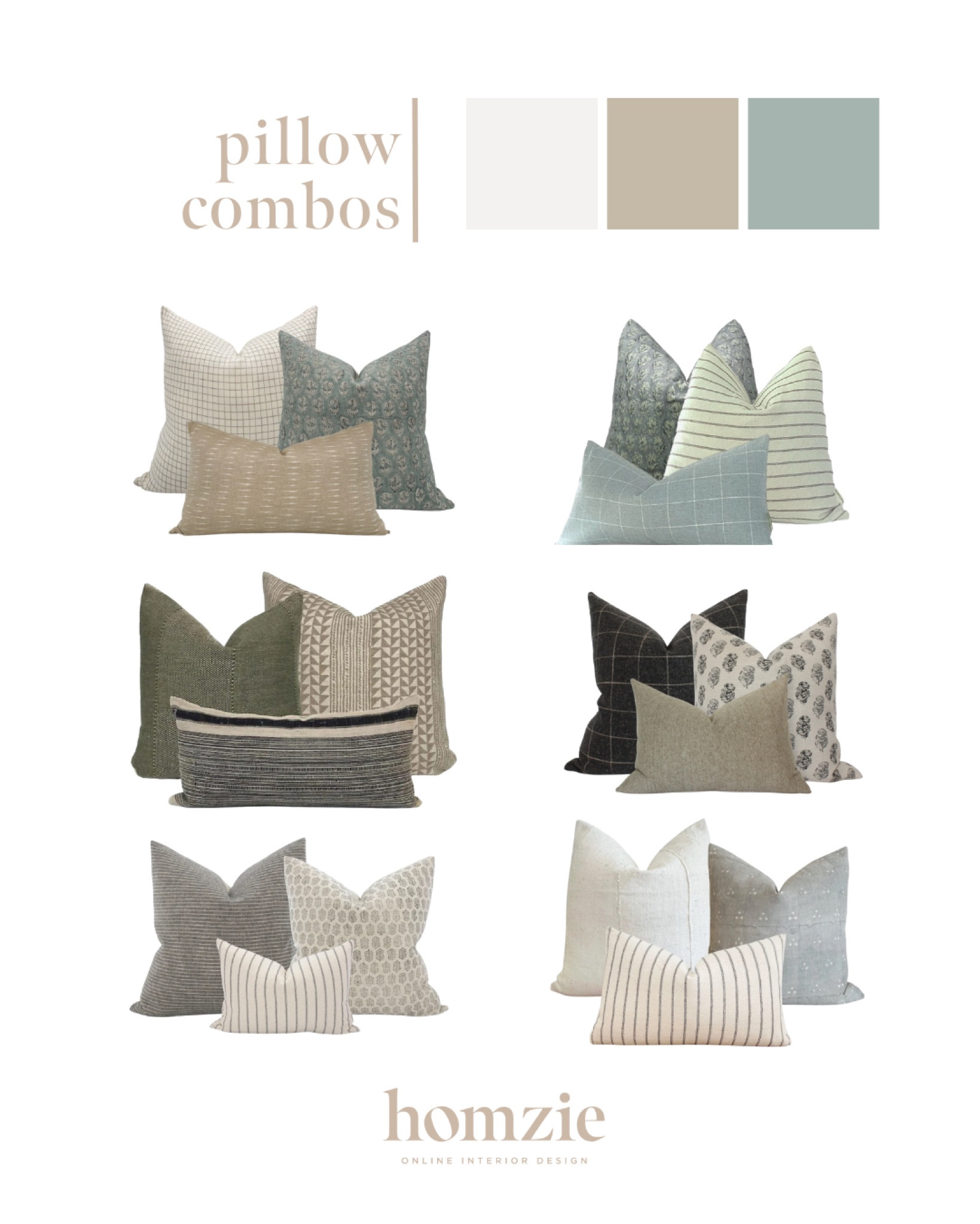 Throw Pillow Set Neutral Pillow … curated on LTK