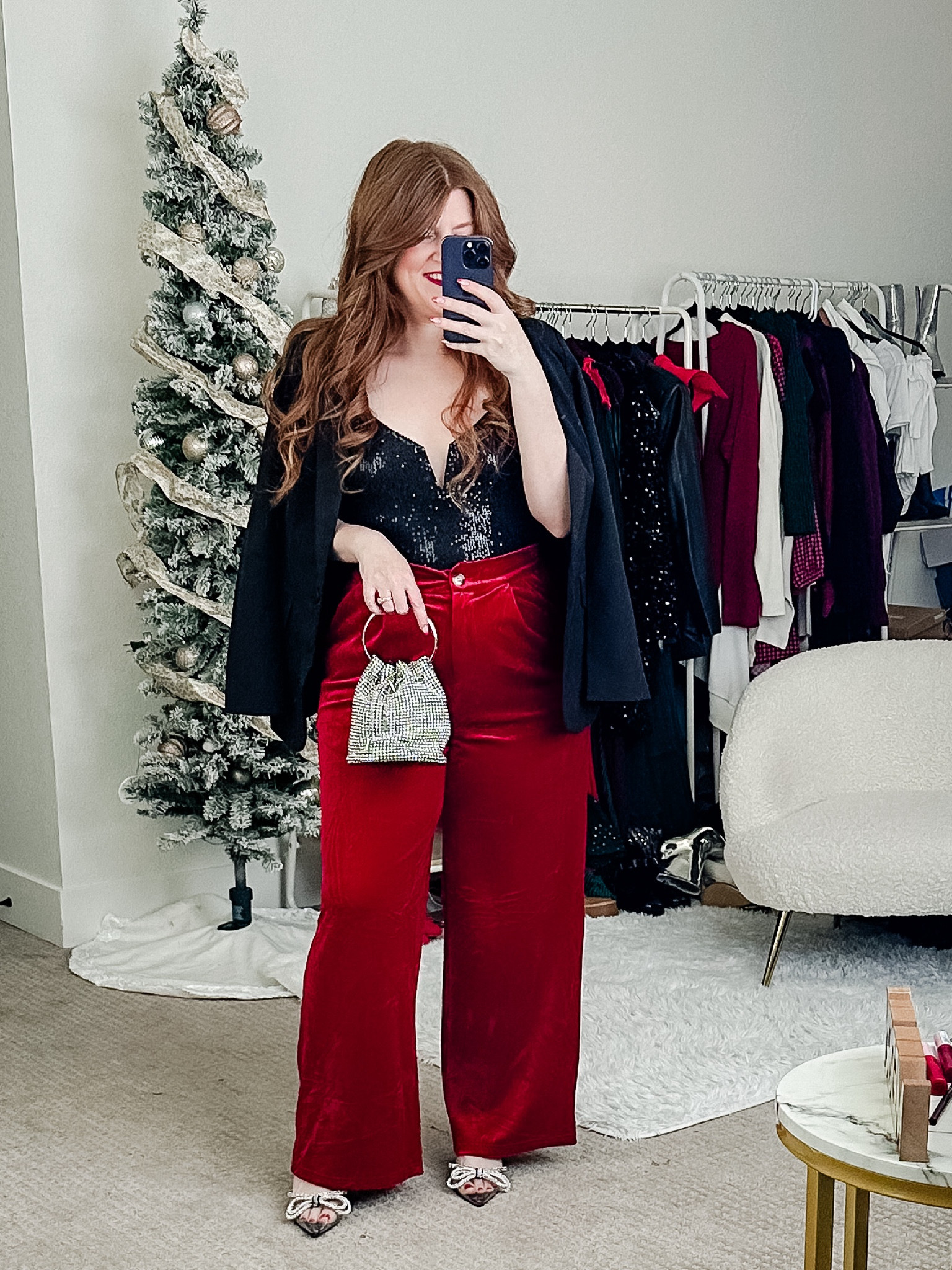 Opulent Elegance: 7 Velvet Pants Outfit Inspirations - Magic of Clothes