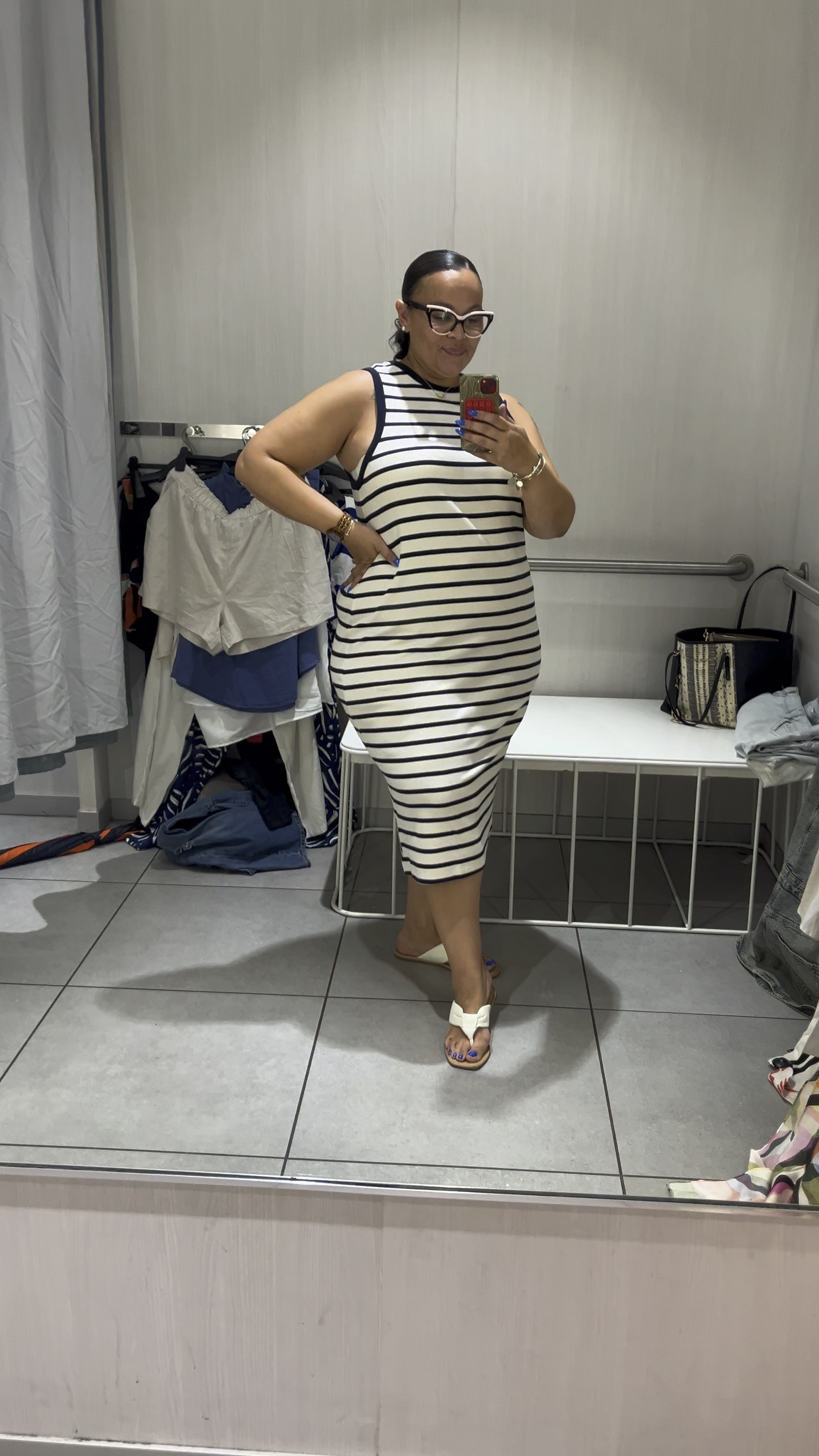 Ribbed Midi Dress - Round Neck - … curated on LTK