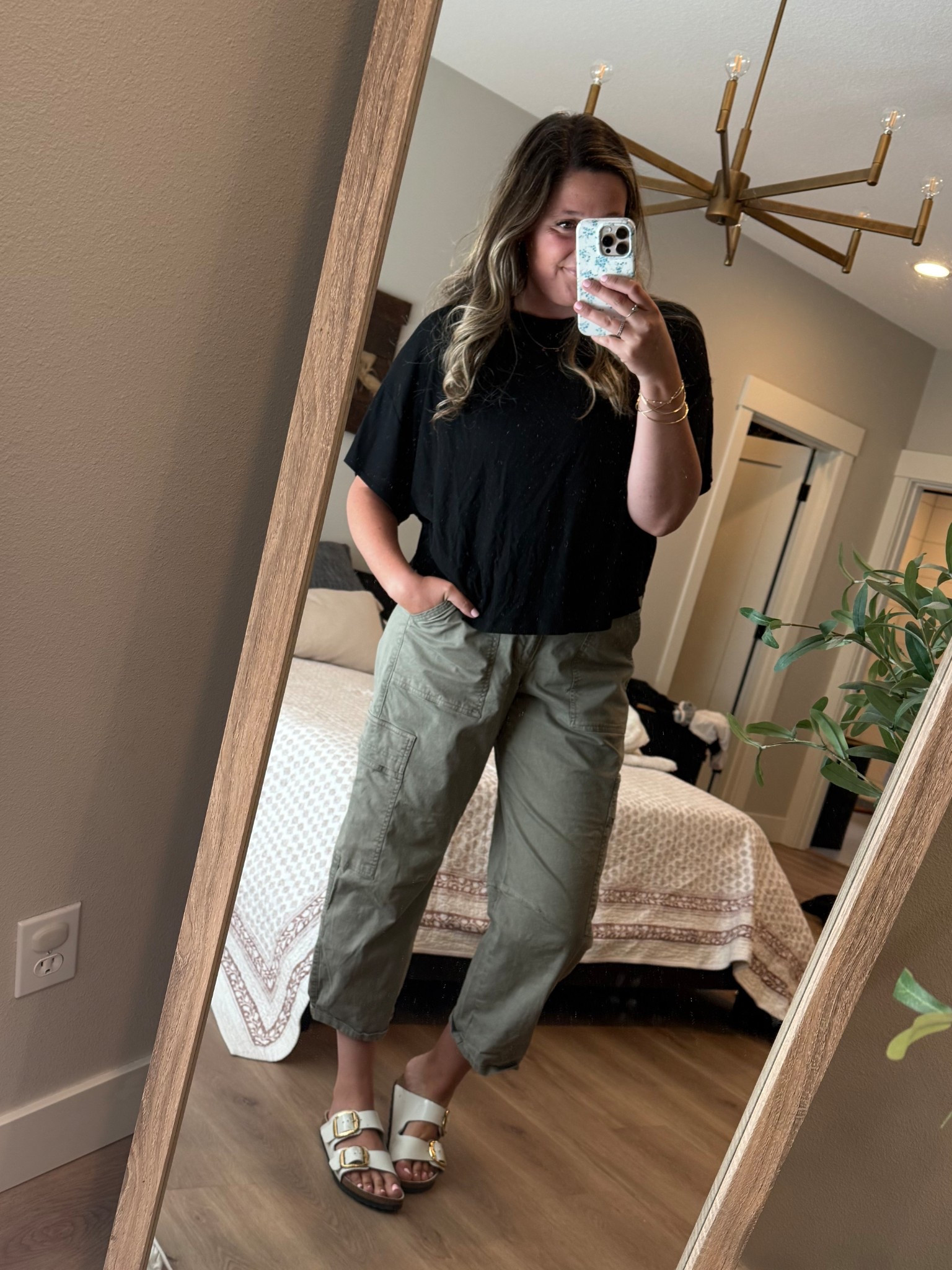 Women's Mid-Rise Barrel Leg Cargo … curated on LTK