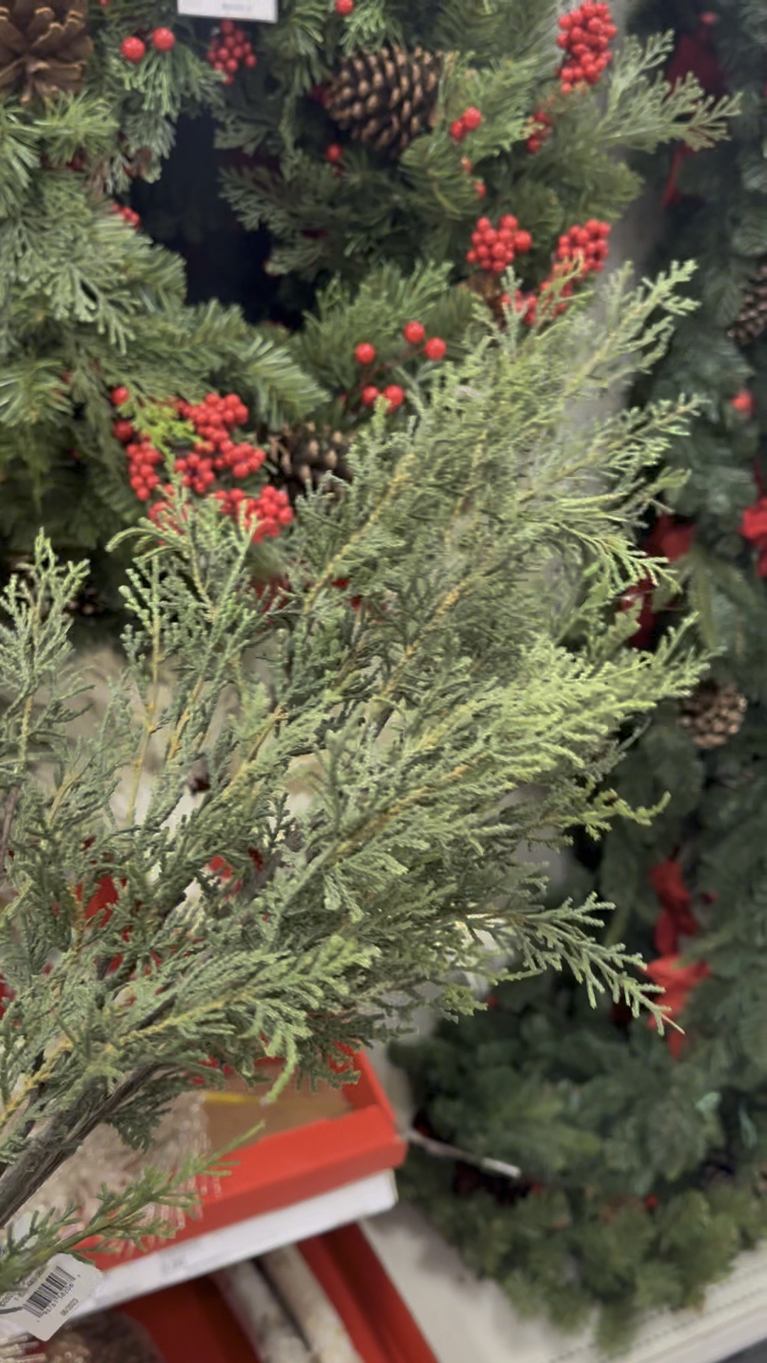 Faux Cedar Christmas Stem - Hearth … curated on LTK