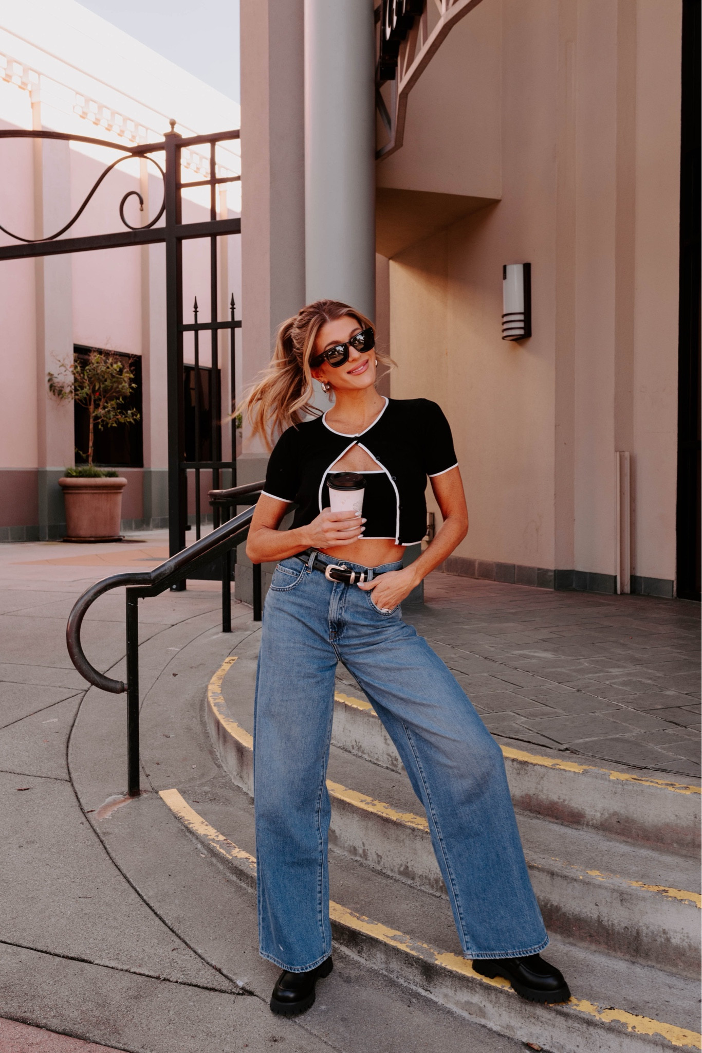 Amy Cardi Set in Black curated on LTK