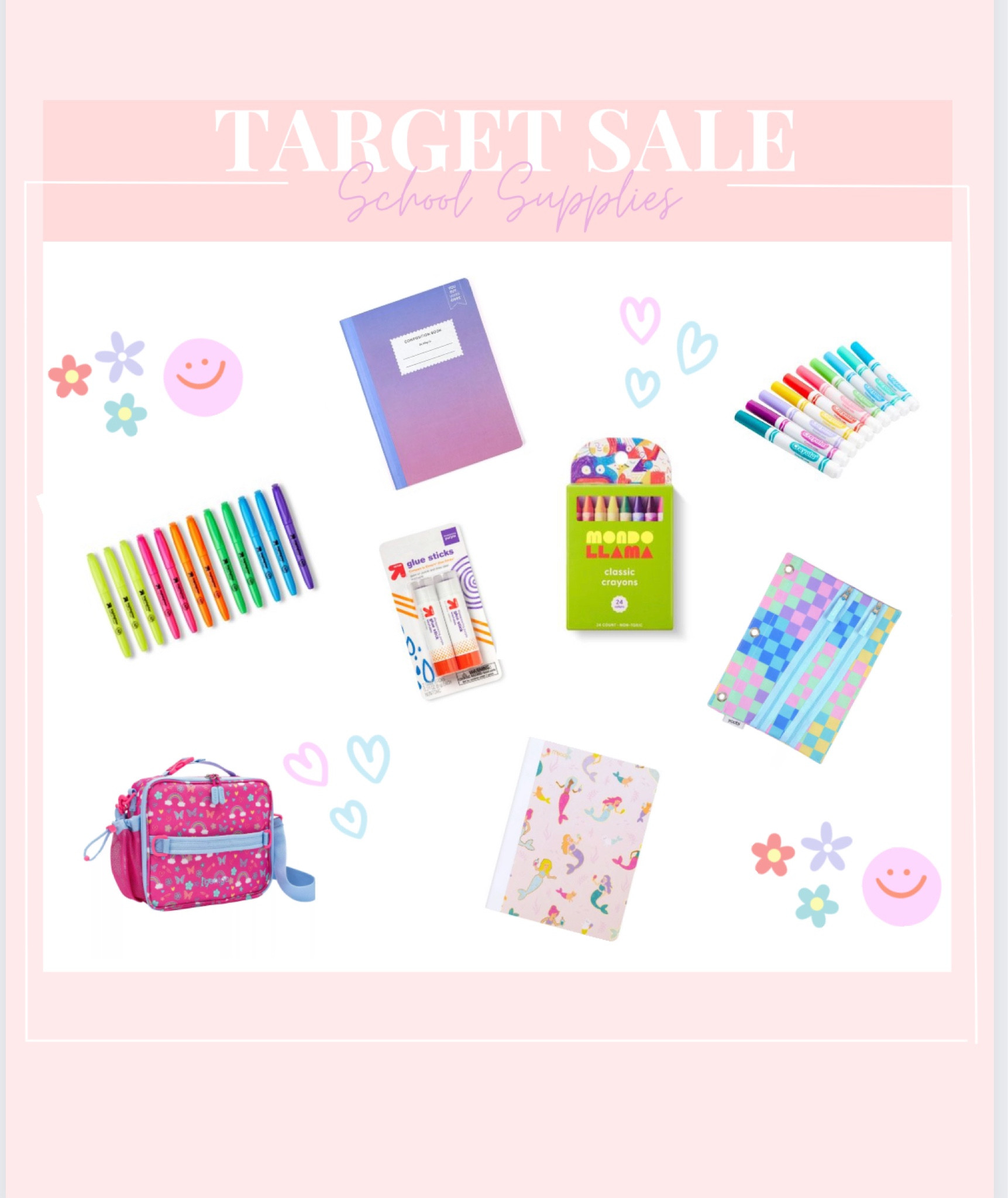 Target School Supplies For Girls