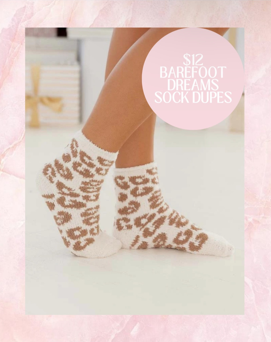 Cozy Toesies Brown Fuzzy Leopard … curated on LTK