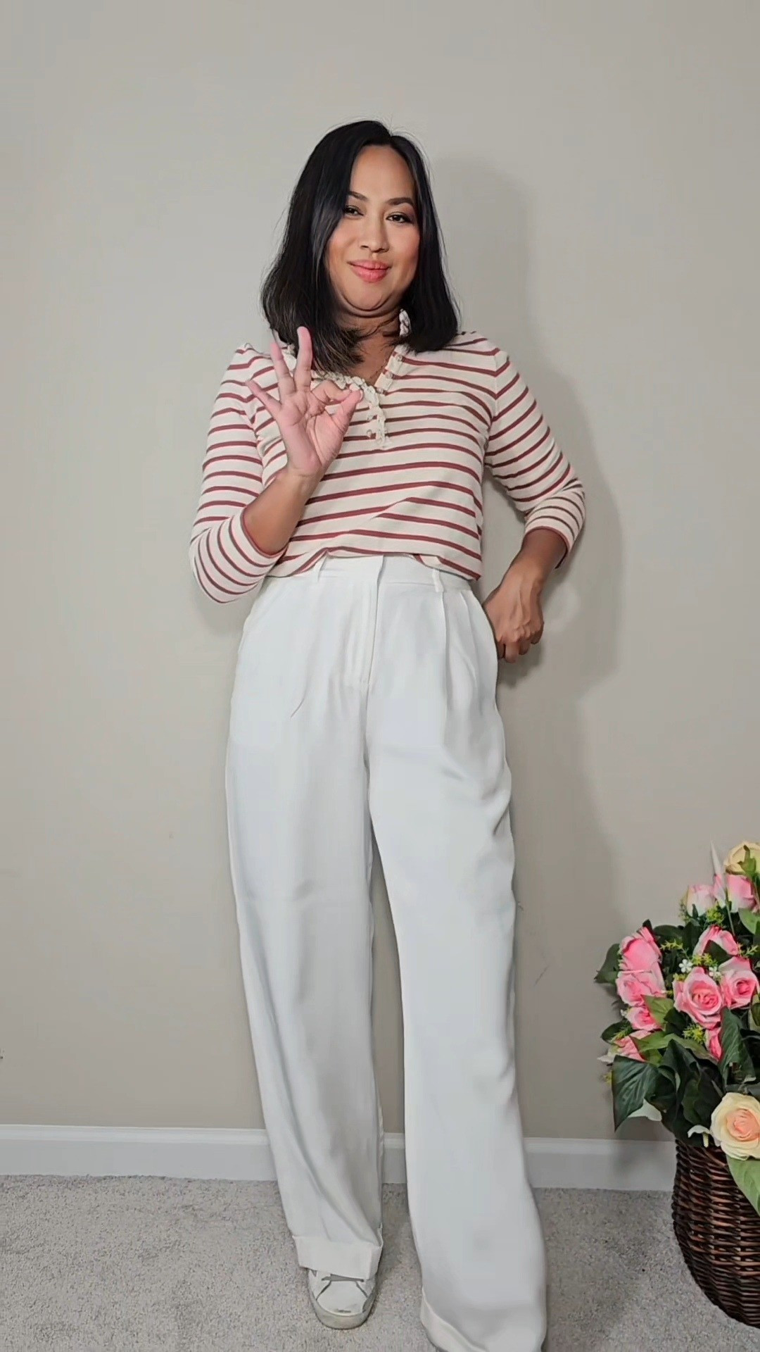 Timeless Pleated Wide-Leg Dense … curated on LTK