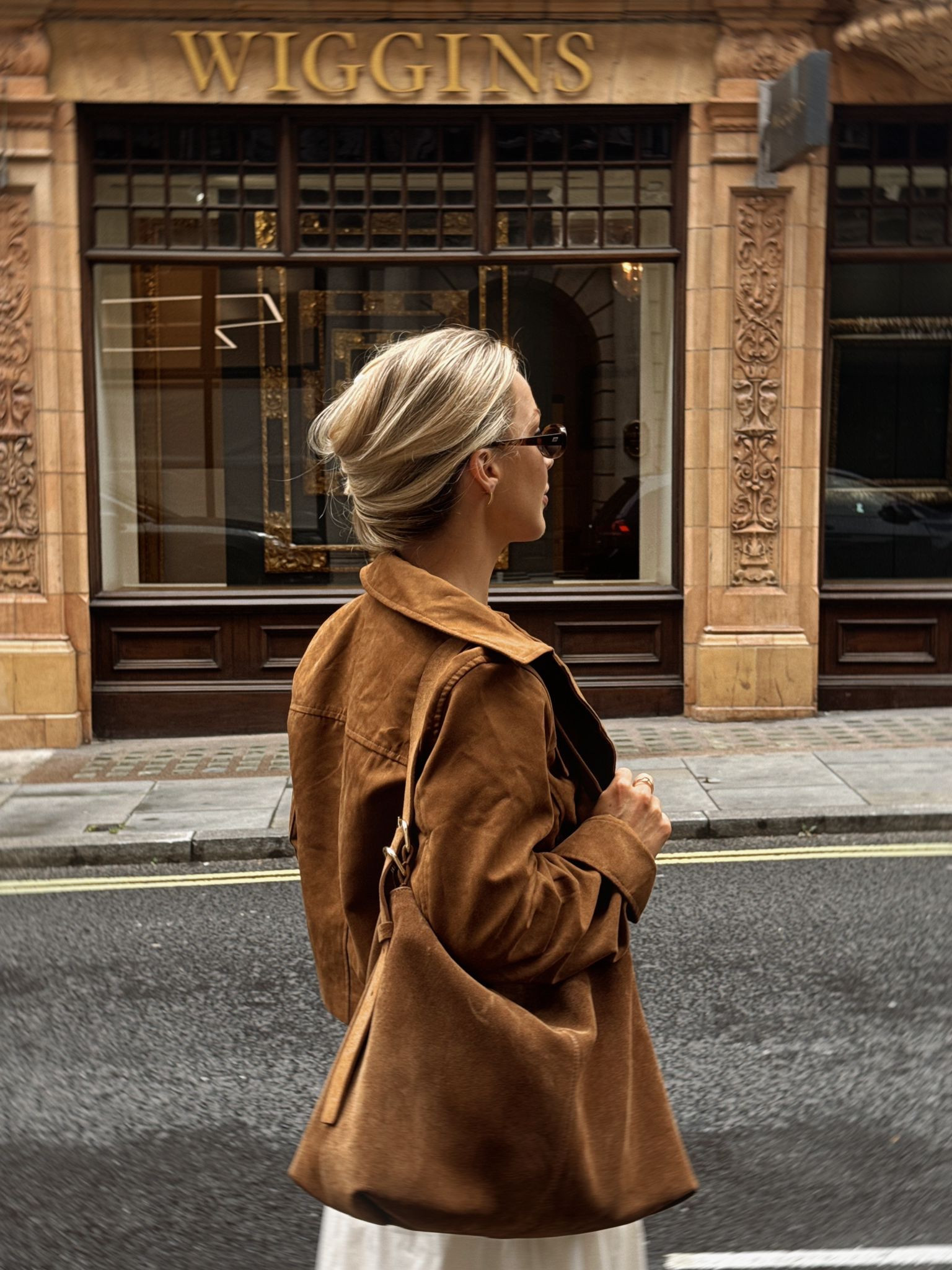COLLARED SUEDE JACKET - BROWN - COS curated on LTK