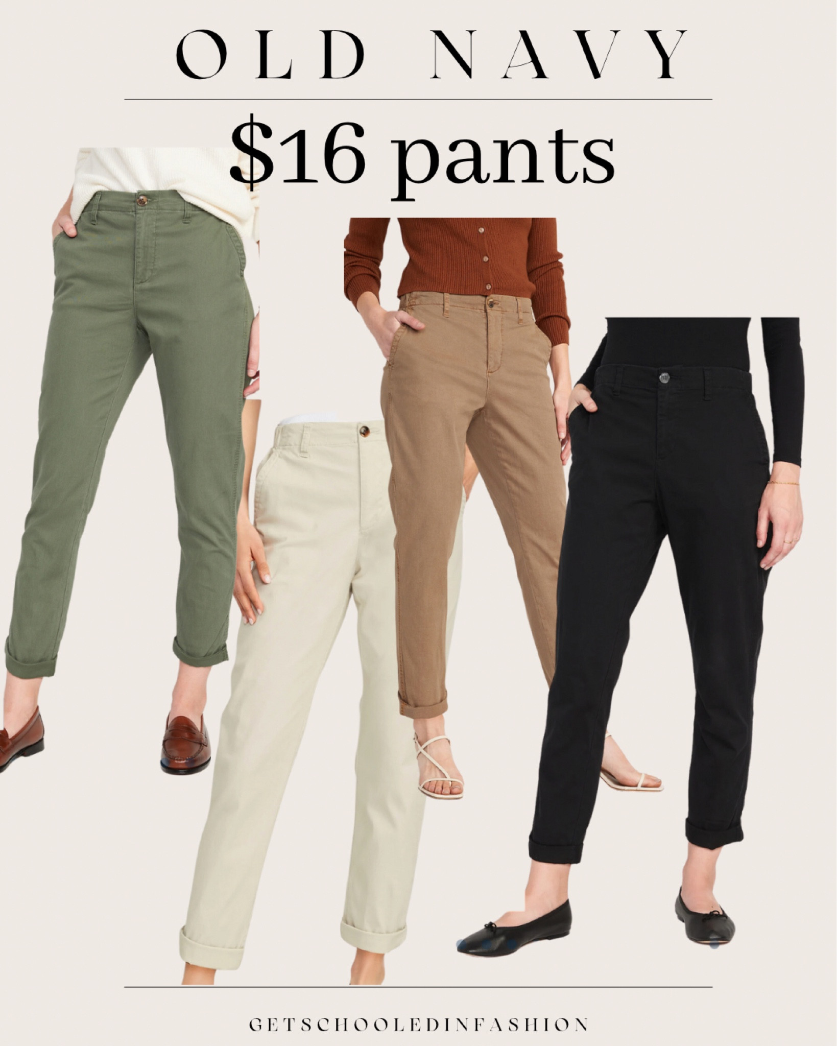 High-Waisted OGC Chino Pants for … curated on LTK