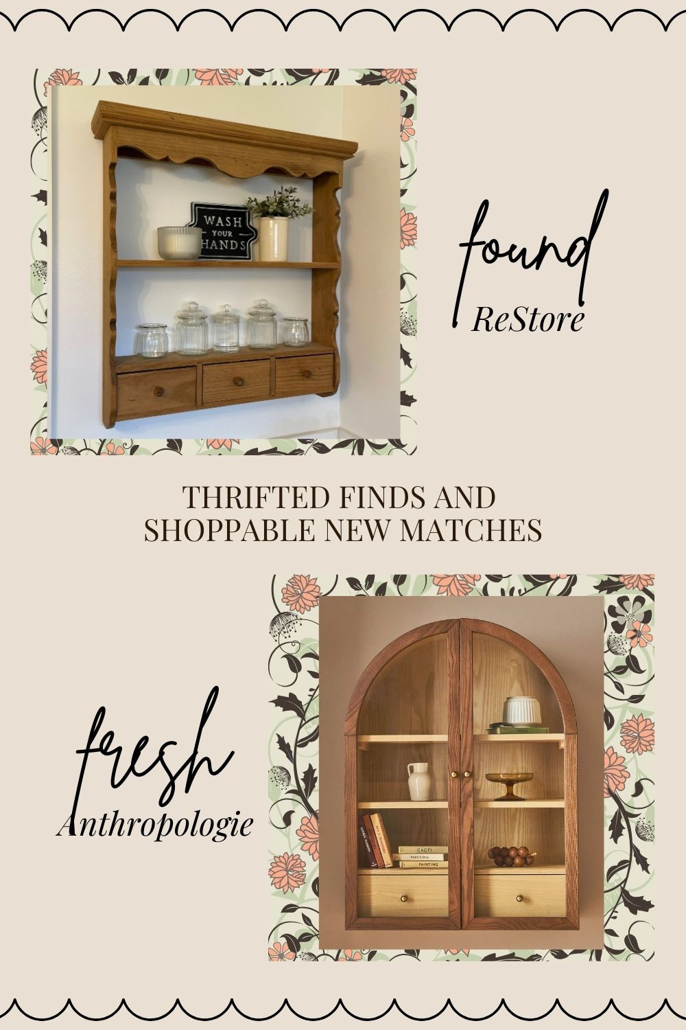 Faye Scallop Shelf with Brass Rails curated on LTK