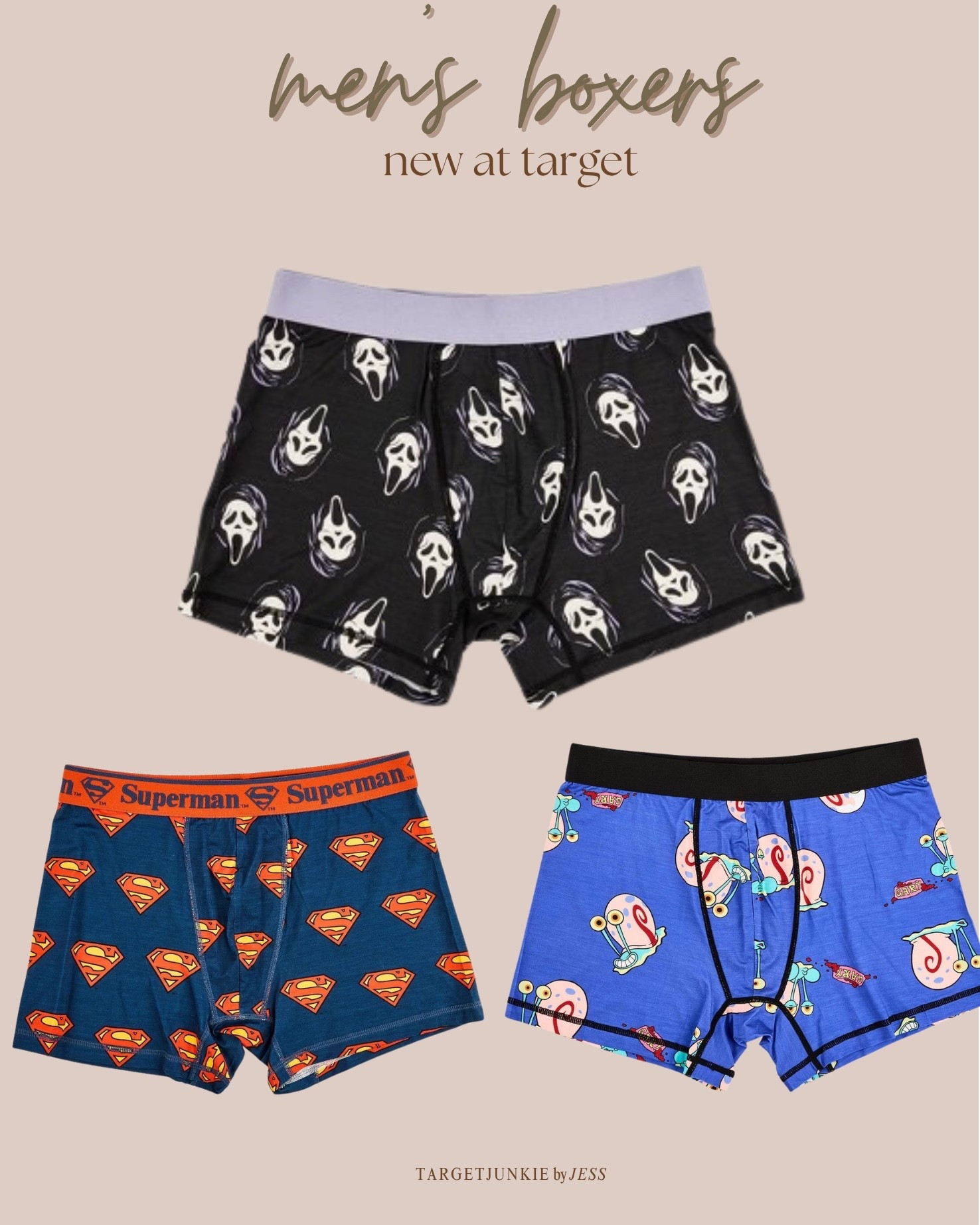 Men's Ghostface Boxer Briefs - Blue curated on LTK