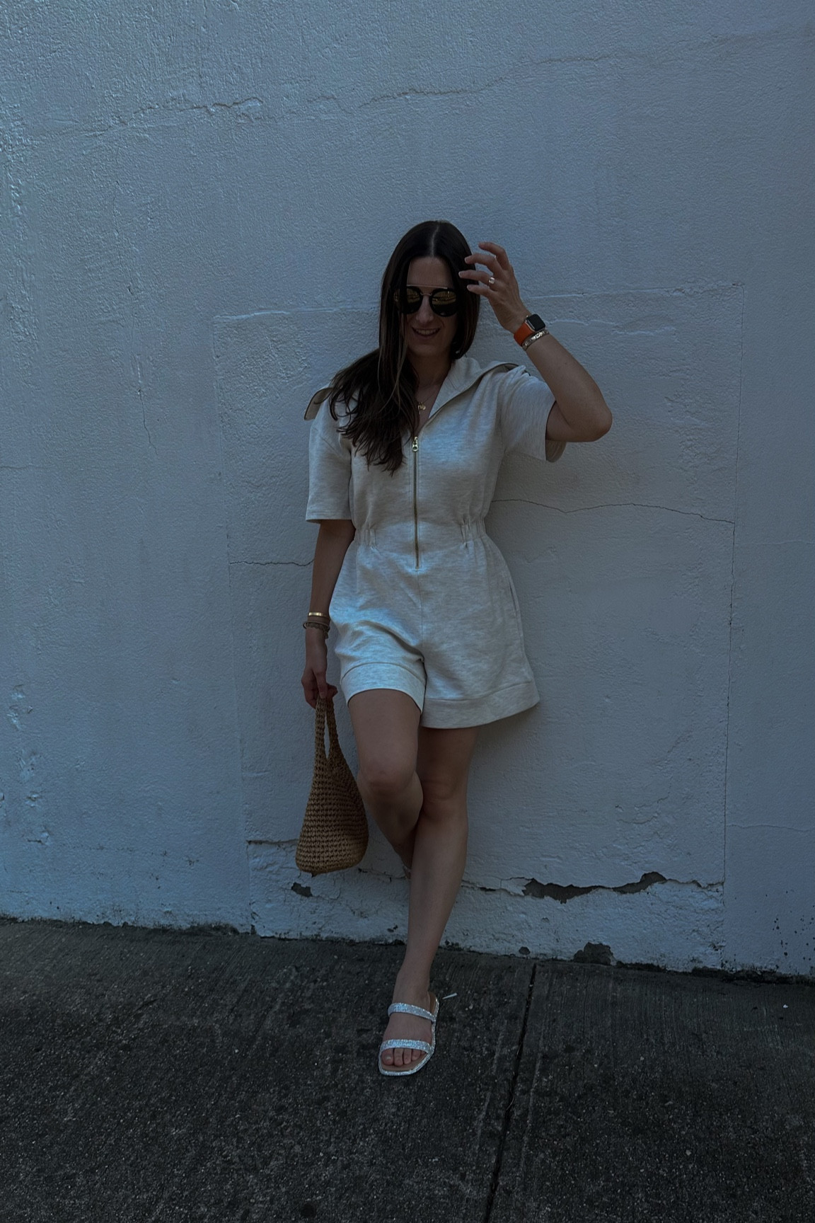 Caldwell Platter Collar Romper curated on LTK