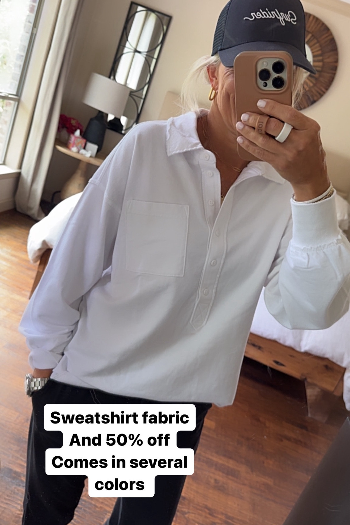 Aerie Take It Easy Popover Polo … curated on LTK