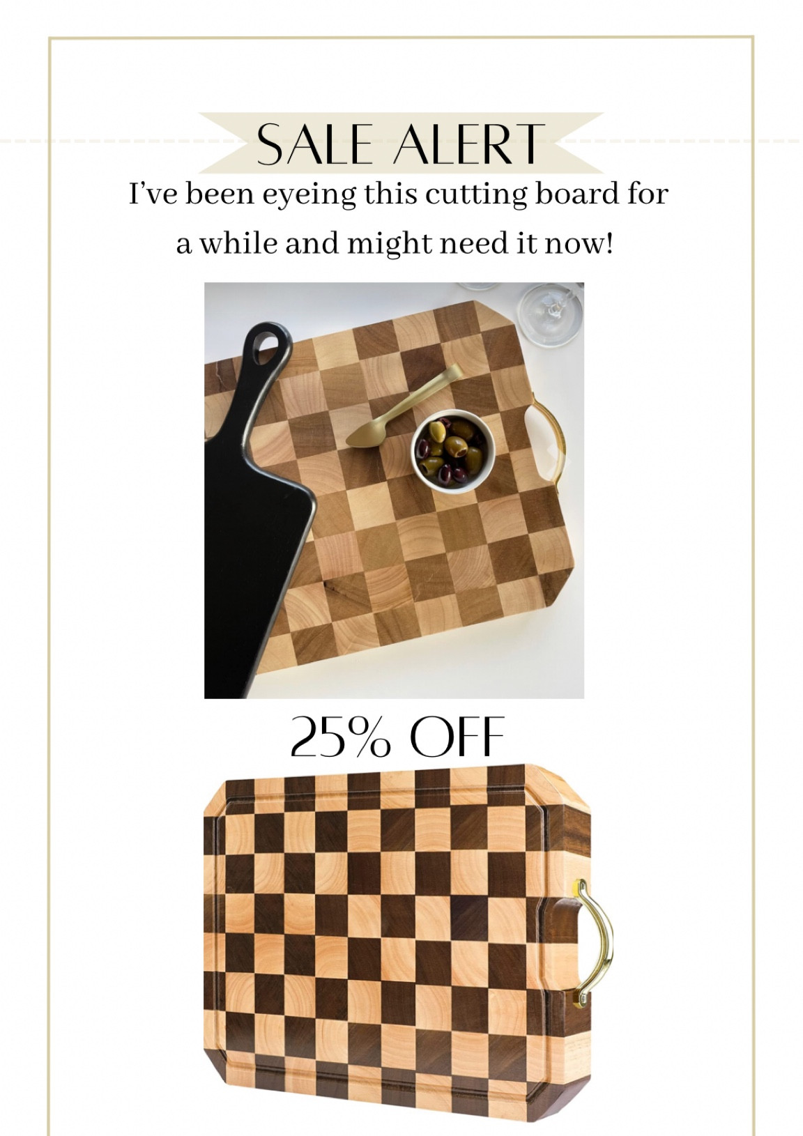 azamine End Grain Cutting Board, … curated on LTK