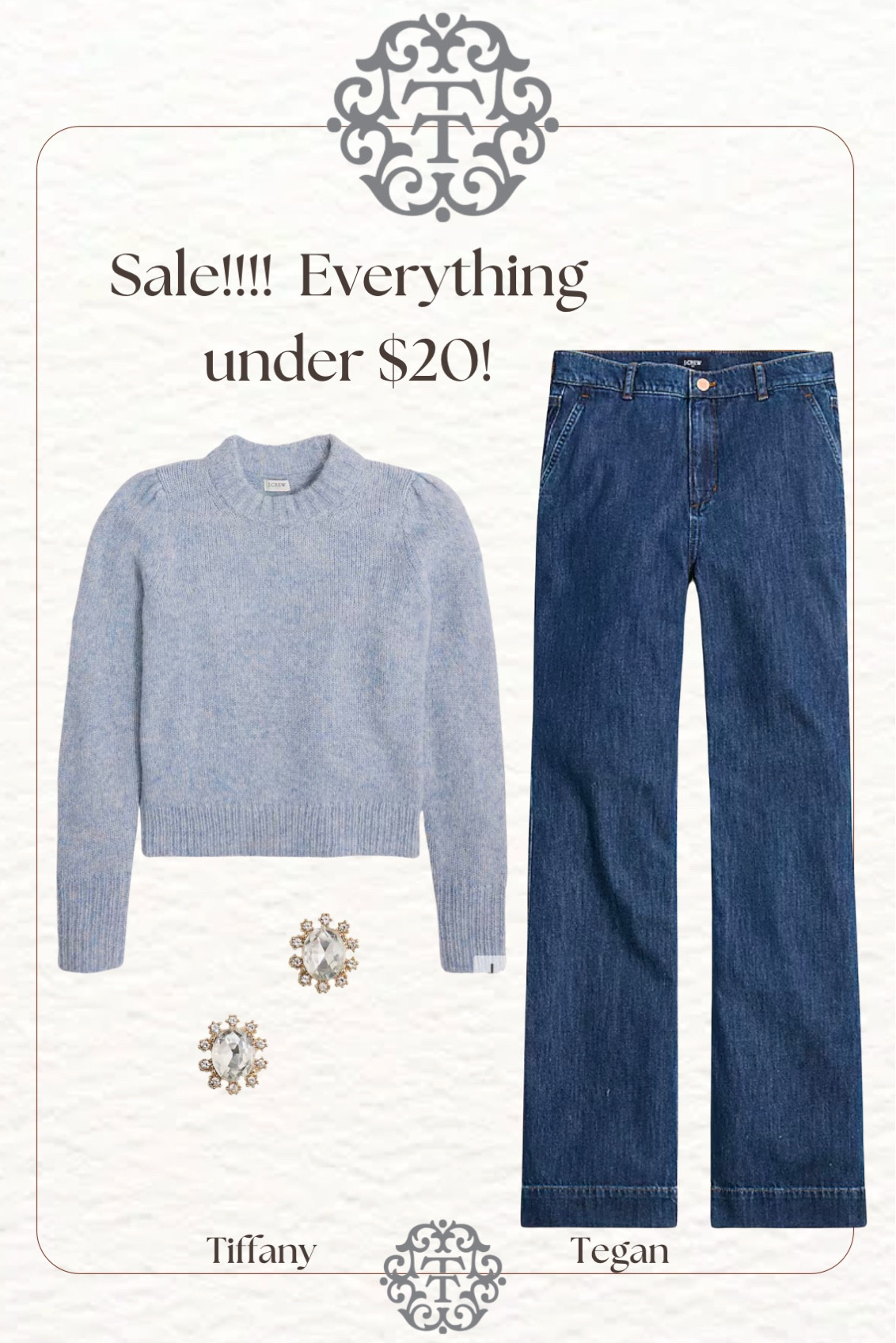 Fuzzy puff-sleeve sweater curated on LTK