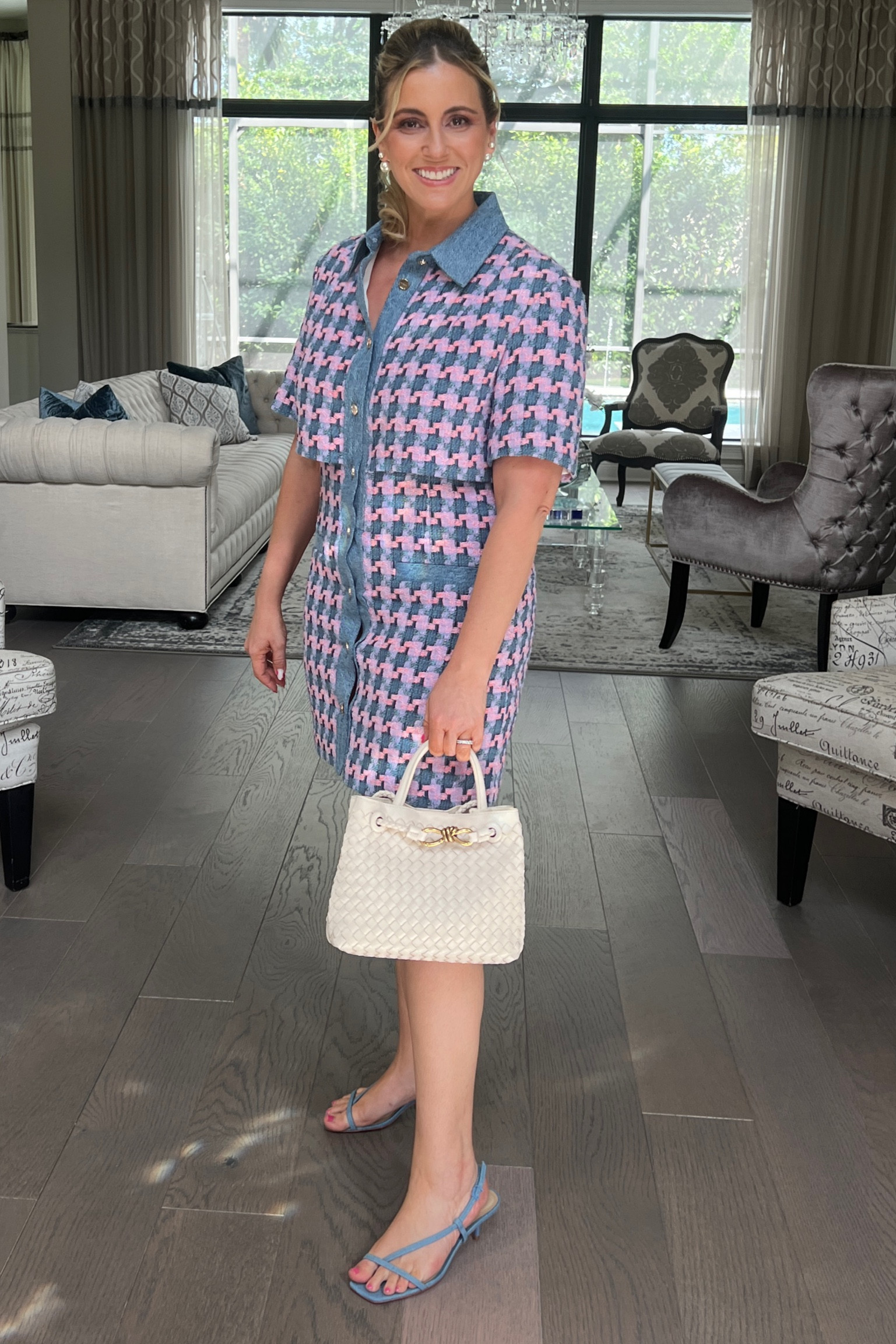 Heloise Denim Sandal curated on LTK