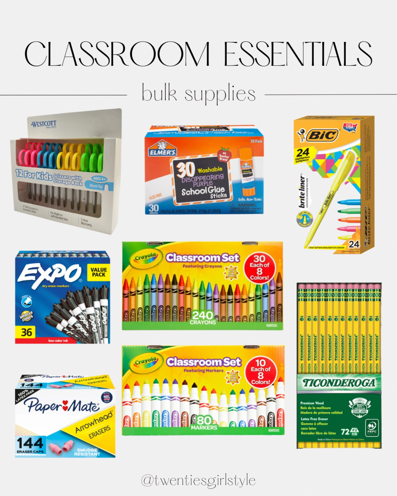 Crayola Classroom Set Colored … curated on LTK