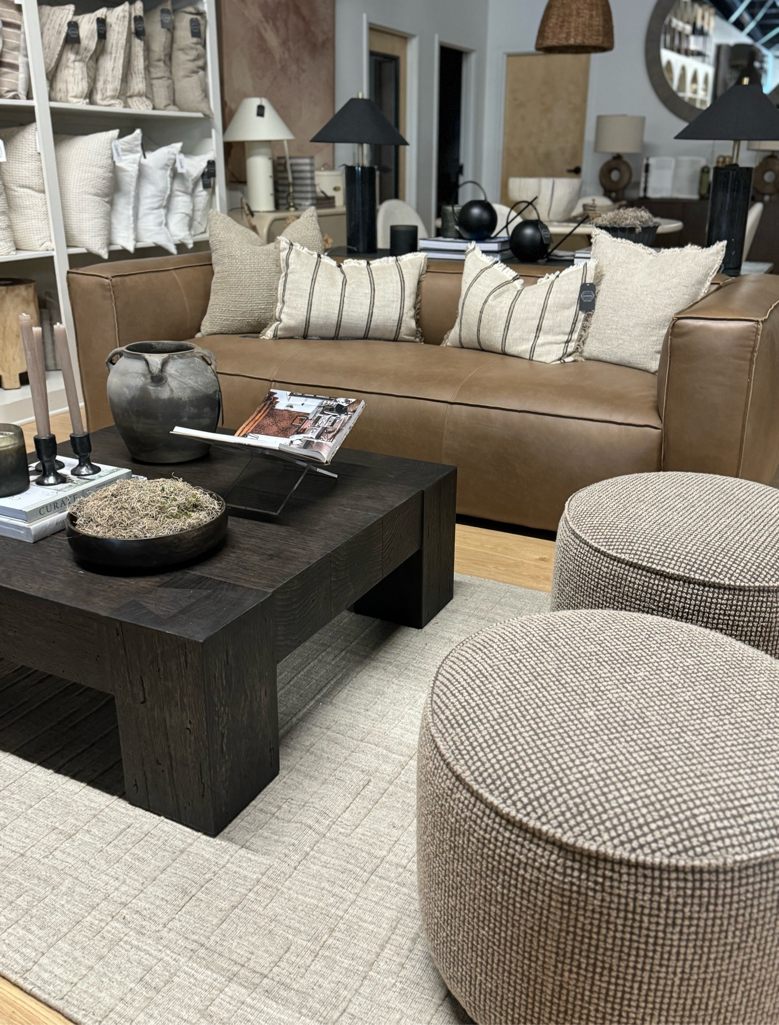 Abaso Sml Sqr Cff Table-Ebn Rstic curated on LTK