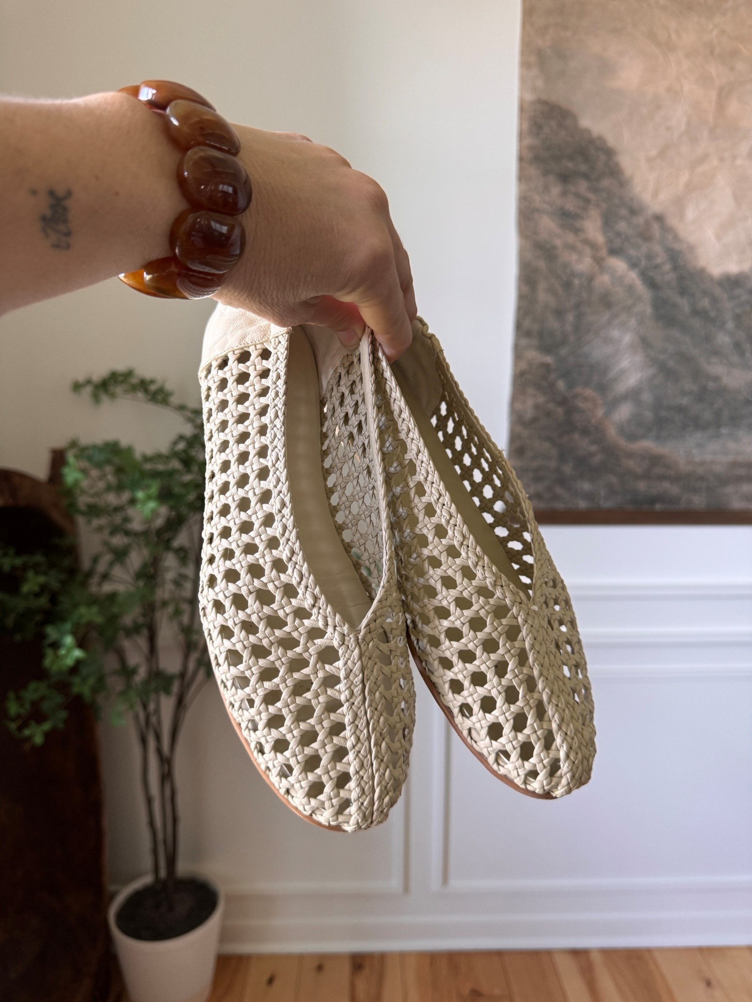 RILEY OPEN WEAVE BALLET FLAT curated on LTK