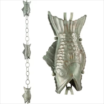 What Is A Rain Chain? And How Does It Work? - From House To Home Garden