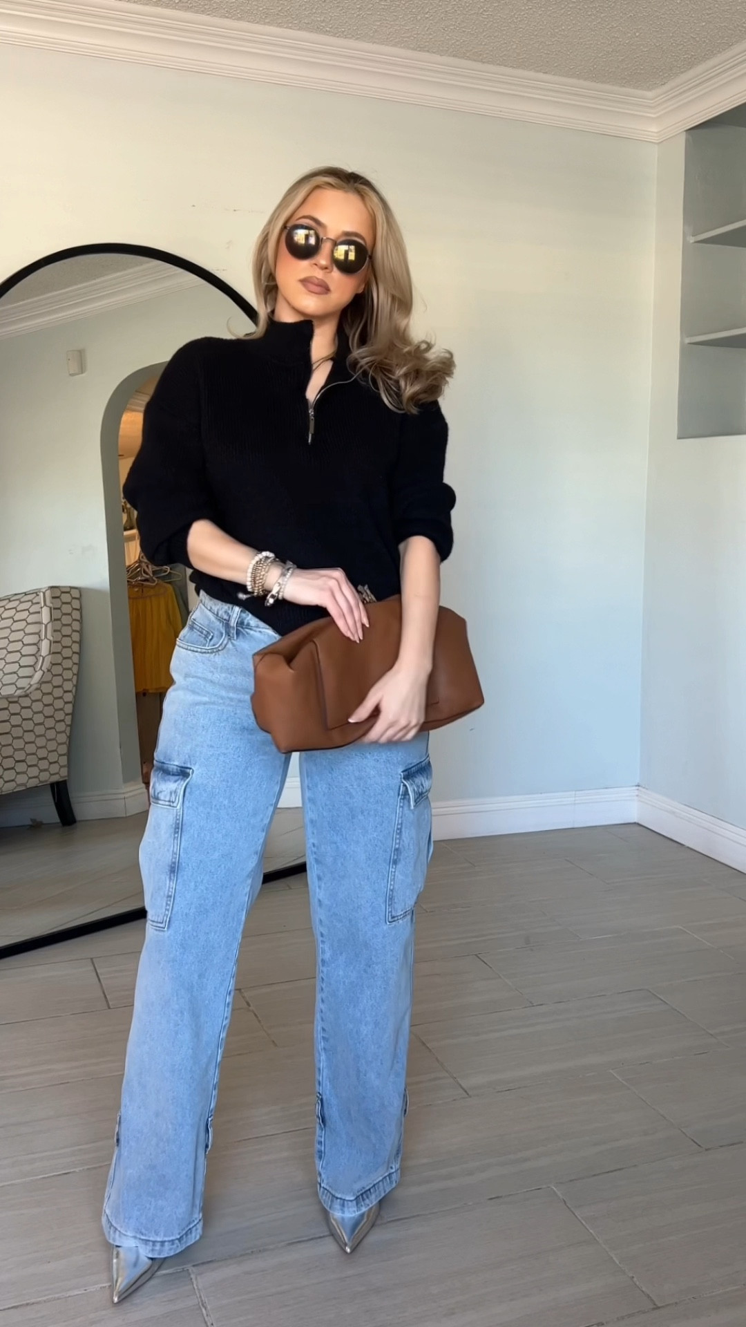 Women's Mock-Neck Quarter-Zip … curated on LTK