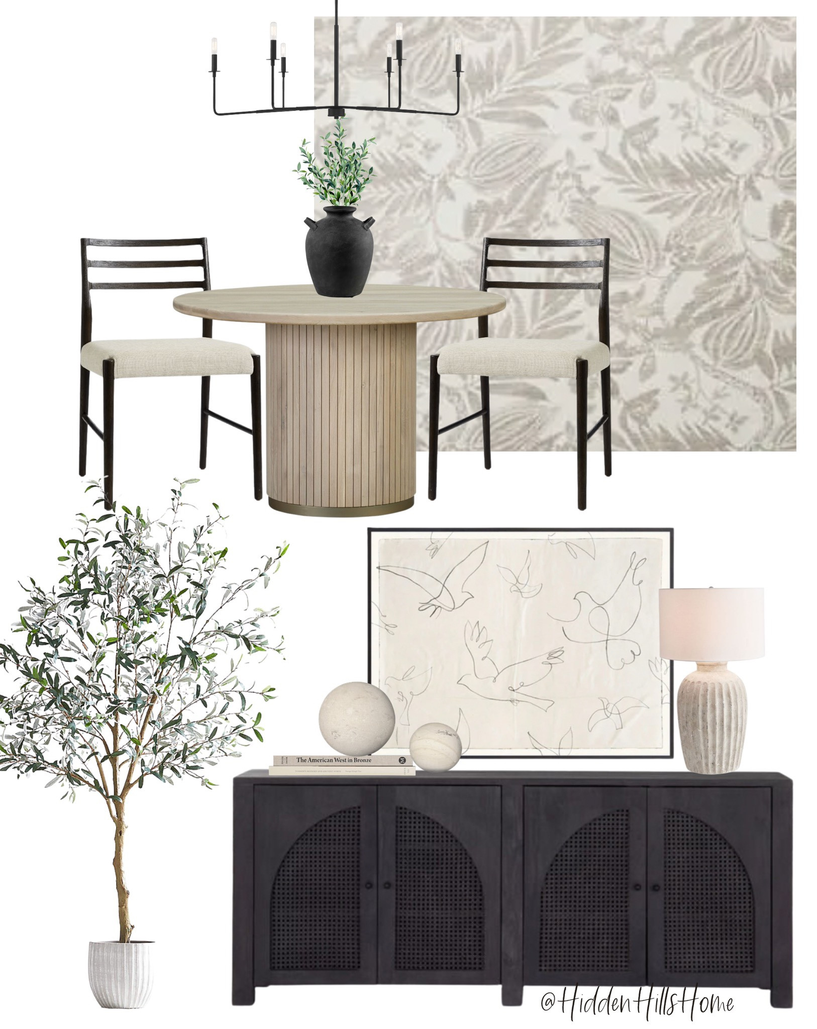 Icker 48'' Pedestal Dining Table curated on LTK