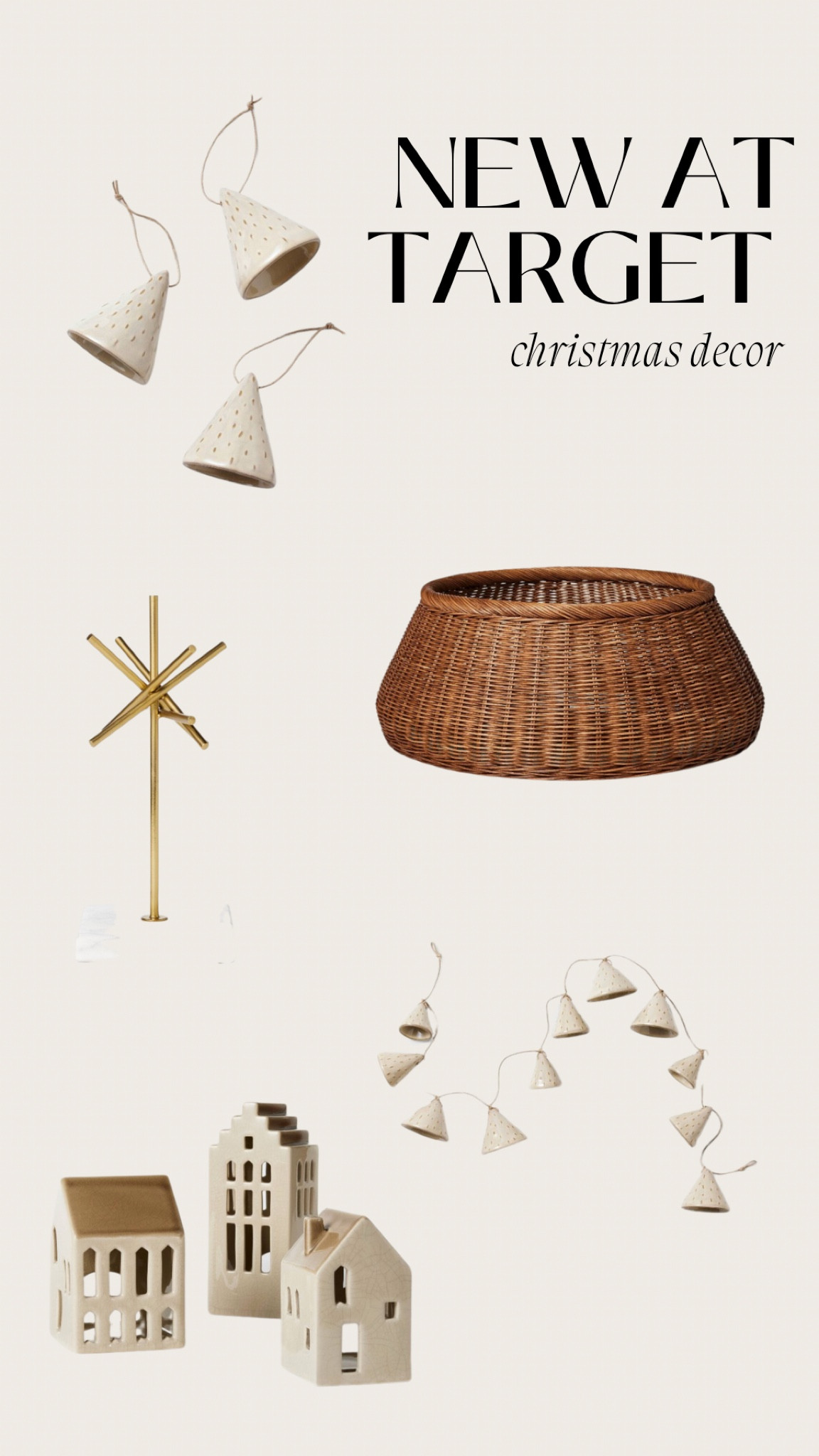 Rattan Christmas Tree Cuff - … curated on LTK