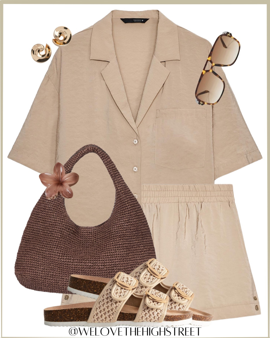 Off White Raffia Look Buckled … curated on LTK