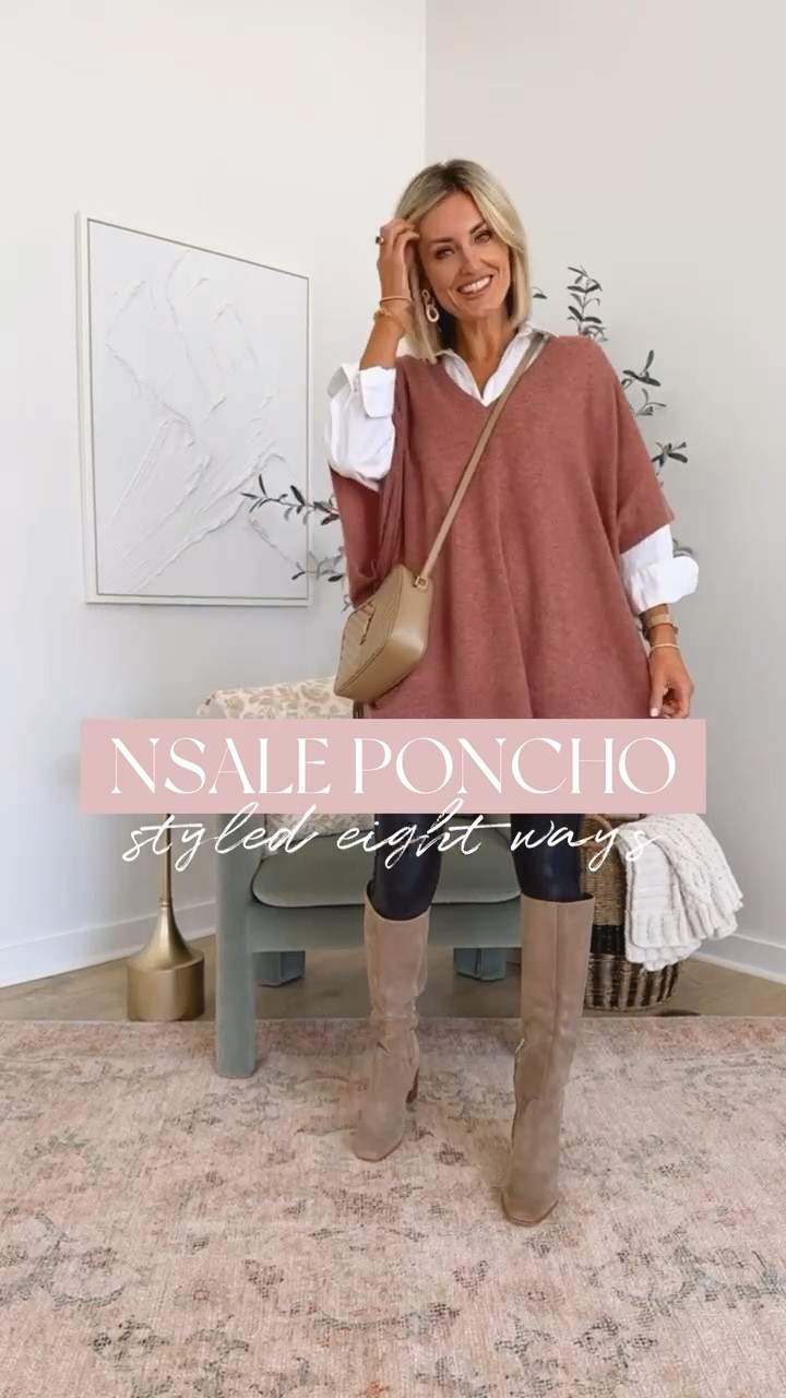 V-Neck Wool & Cashmere Poncho curated on LTK