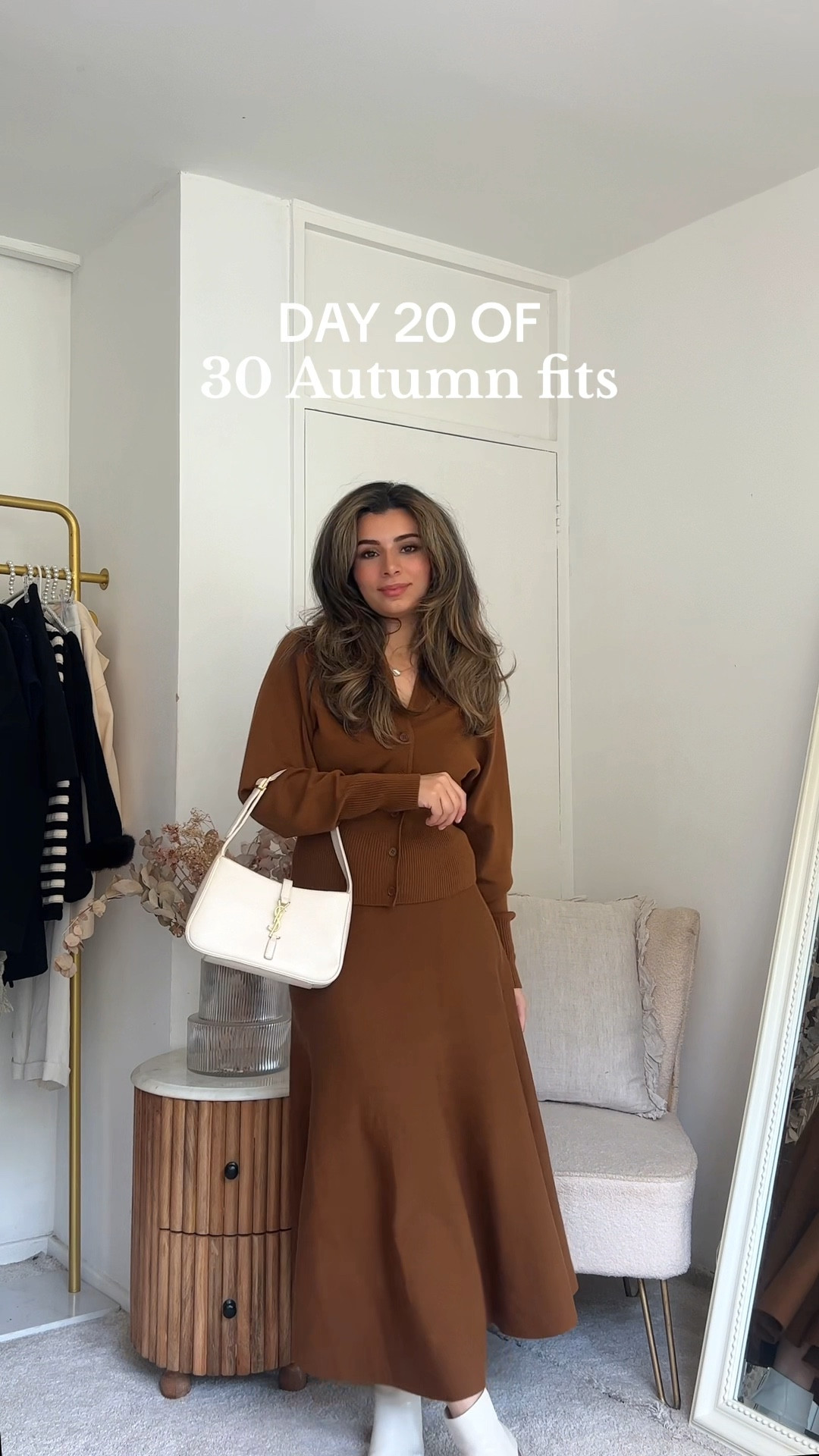 KNITTED MIDI SKIRT curated on LTK