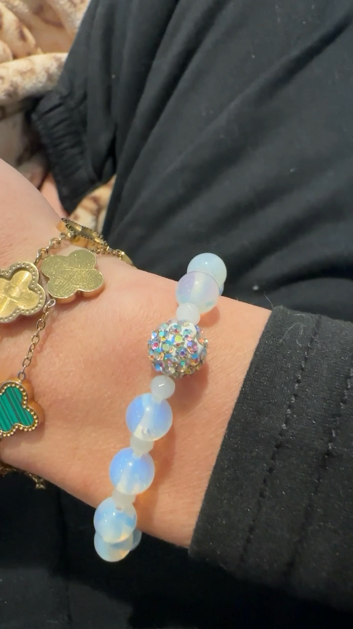 Crystal ball bracelet curated on LTK