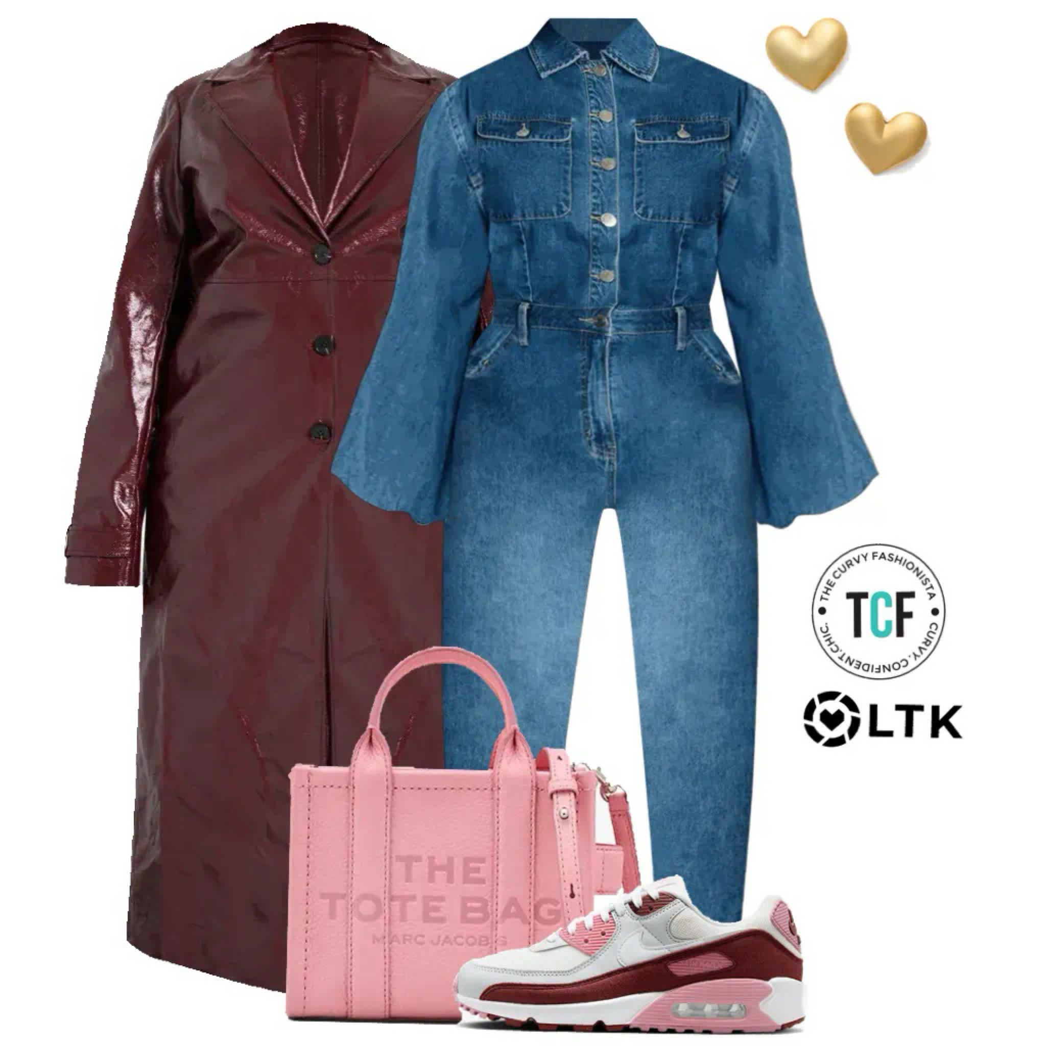 Oversized heart earrings curated on LTK