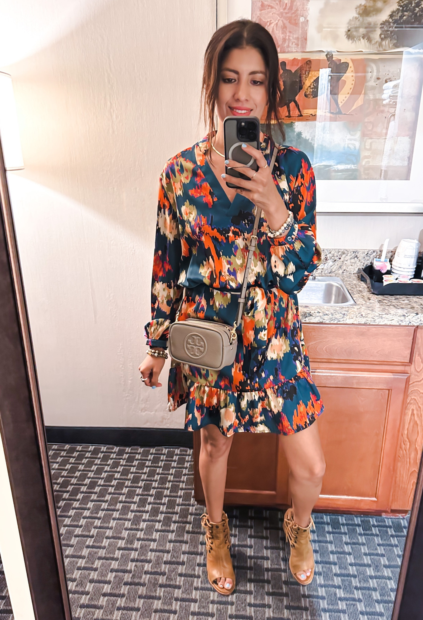 Dark Blue Colorblock Boho Belted … curated on LTK