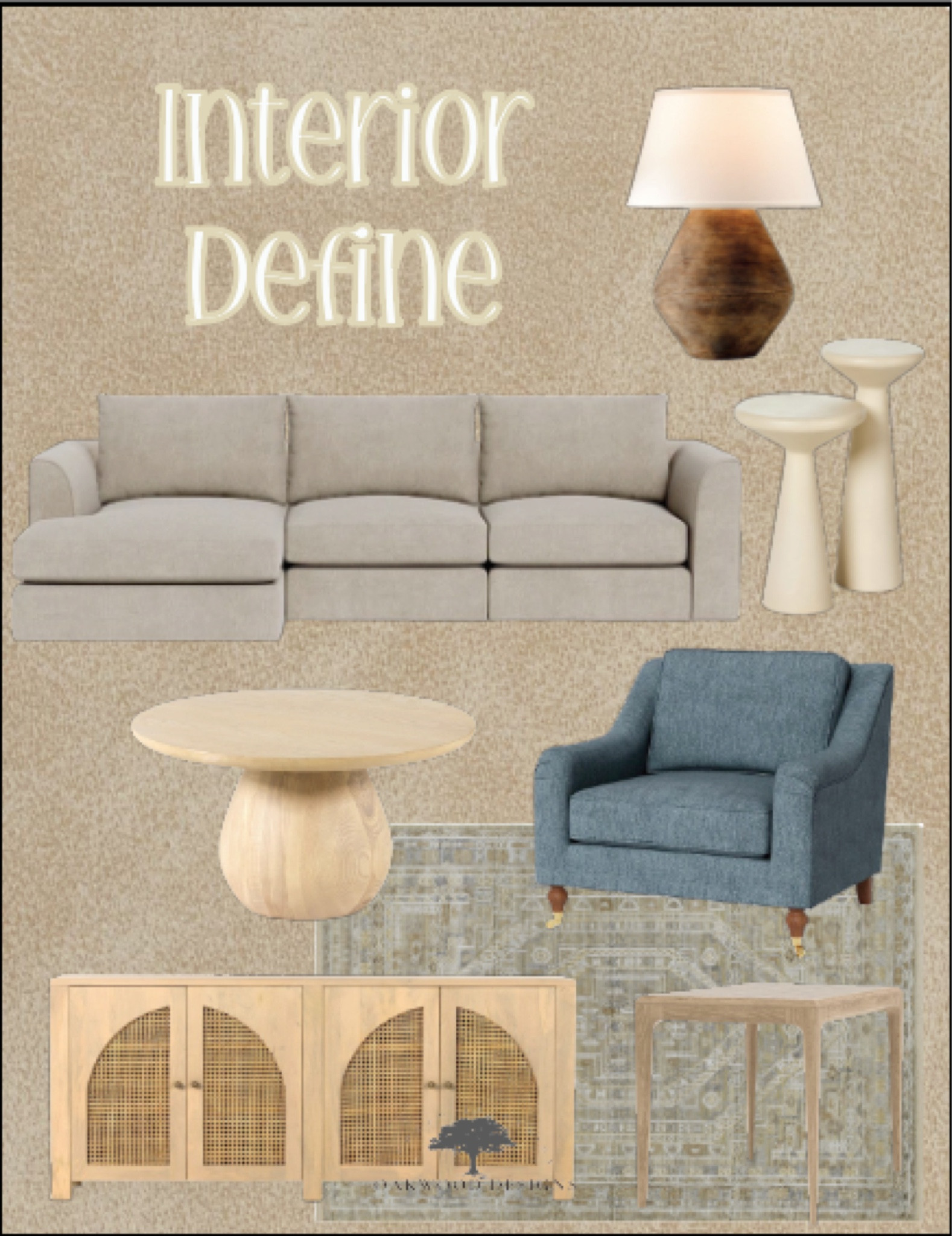 Selma Ceramic Table Lamp curated on LTK