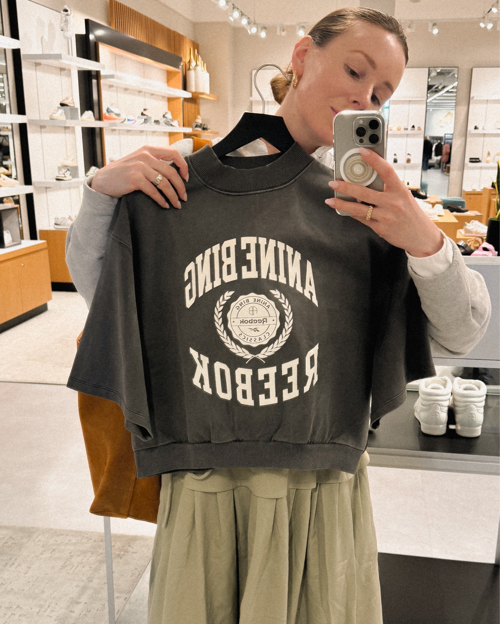 x Anine Bing Cotton Dropped Sleeve … curated on LTK